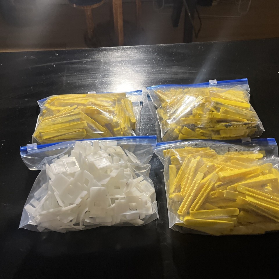 USED Vitrex Lash Clips & Wedges. Wedges340Pcs & 64pcs Of VITLASH. As Is ...