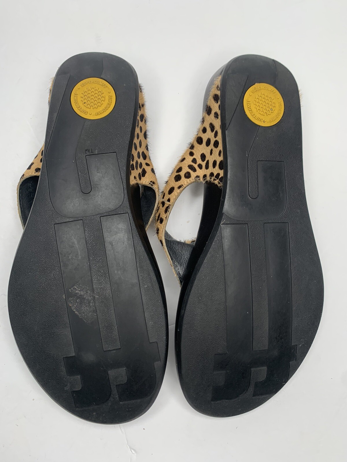 FitFlop womens Banda calf hair animal print leather … - Gem