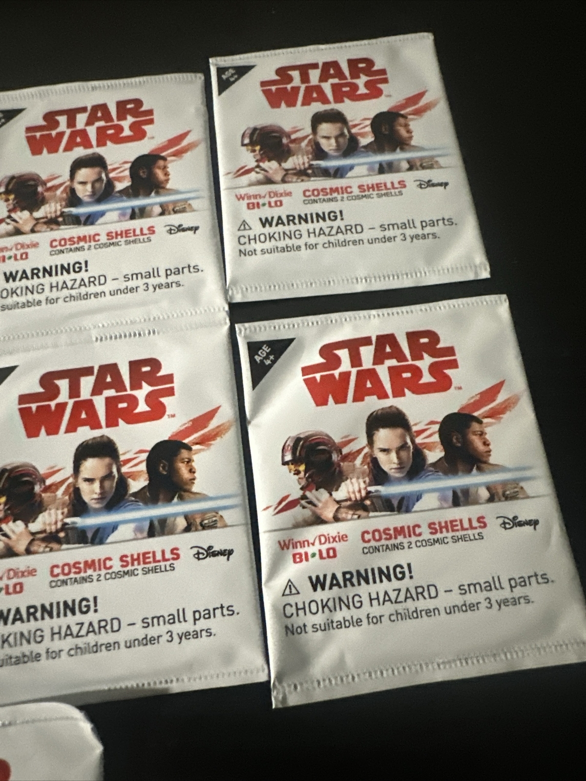 Star Wars New Sealed 2017 Cosmic Shells Disney Winn Dixie Qty 9, 2 Per ...