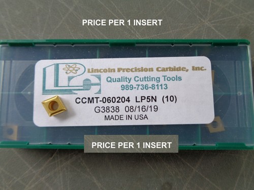 CNMT-060204 Carbide Insert Titanium coated *made in USA best quality ...