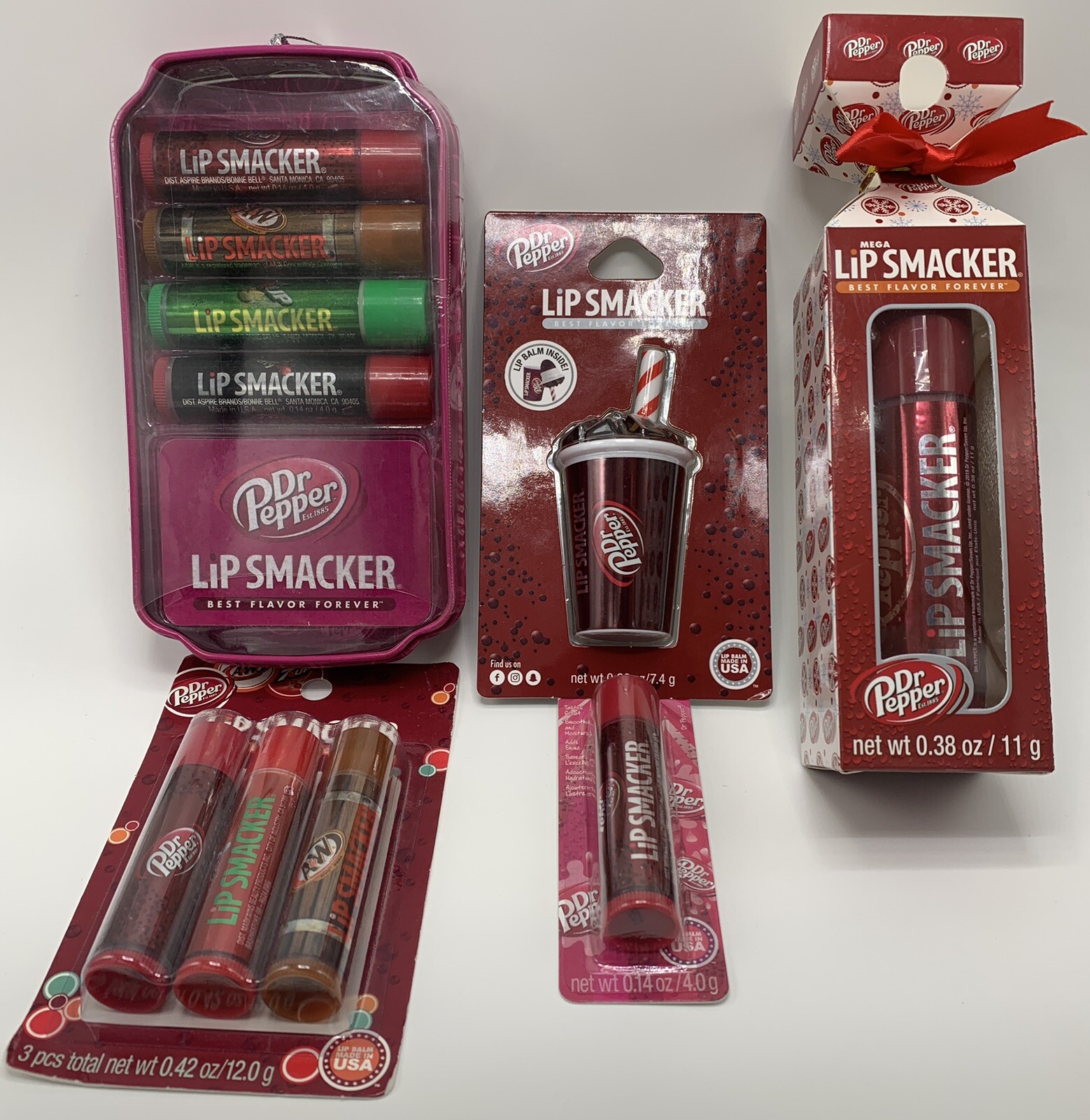 Lip Smacker Lip Balm Lip Gloss Dr. Pepper Variety You Choose | eBay