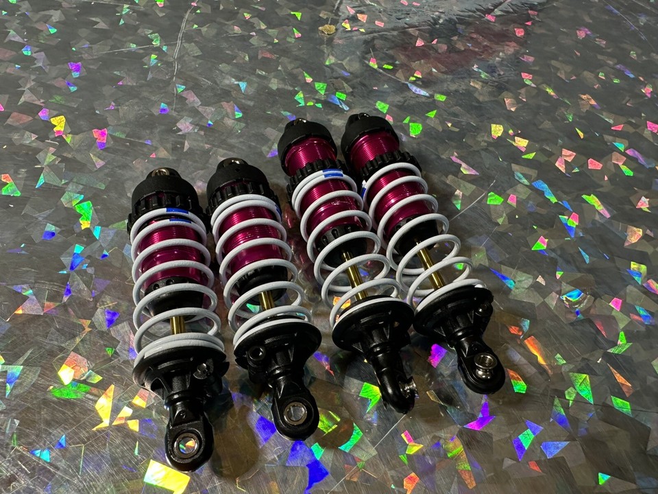 Traxxas Slash MODIFIED GTR Shocks Front Rear Springs Set 2wd MUDBOSS ...