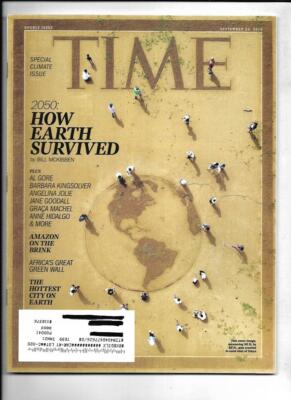 Time Magazine September 23, 2019- The Climate Issue- 2050 How Earth ...