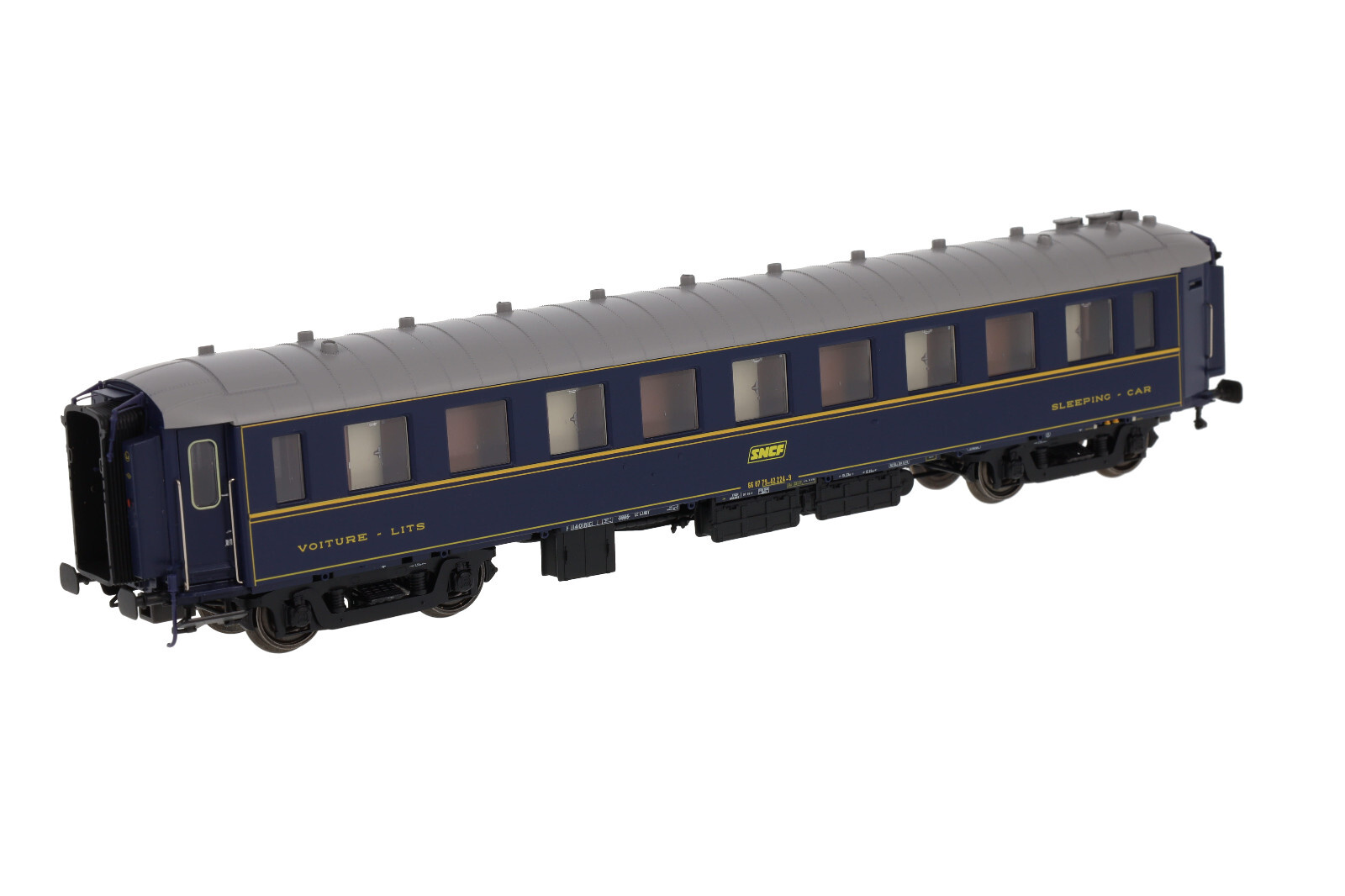 LS Models 49125 SNCF Schlafwagen WL Typ F CIWL blau / gelbe Lini UIC ...
