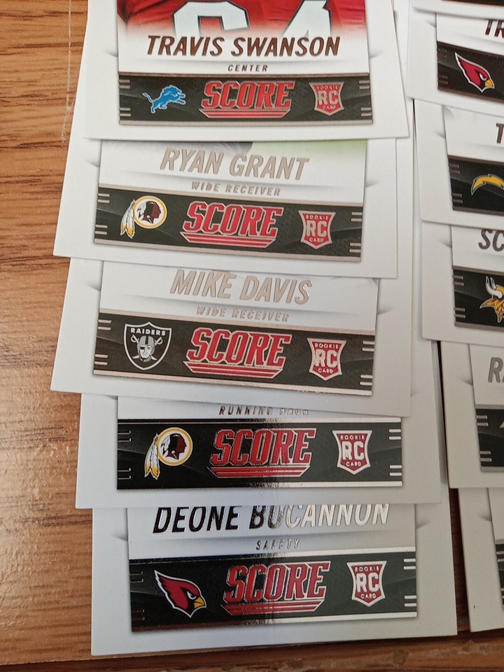 2014 Score 14 RC Lot Sims Davis West Niklas Buchannon Thomas Plus More ...