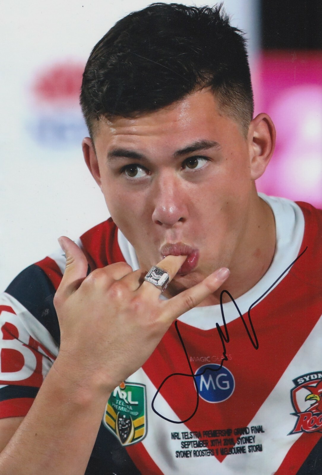 Joseph Manu Hand Signed 12x8 Photo - NRL Autograph Rugby League. | eBay UK