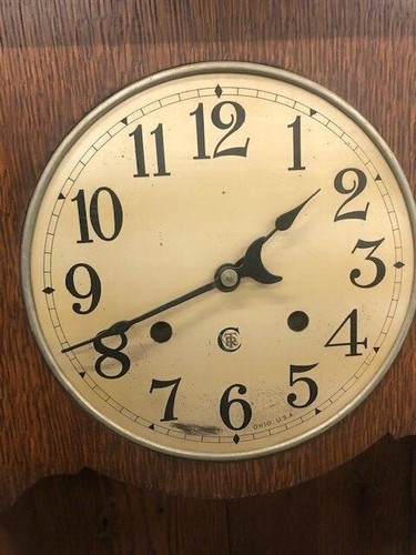 Antique Time Punch Clock- good condition, works, and has time punch ...