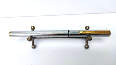 SENATOR Fountain Pen, Silver Color, Metal with Goldplated Parts and ...