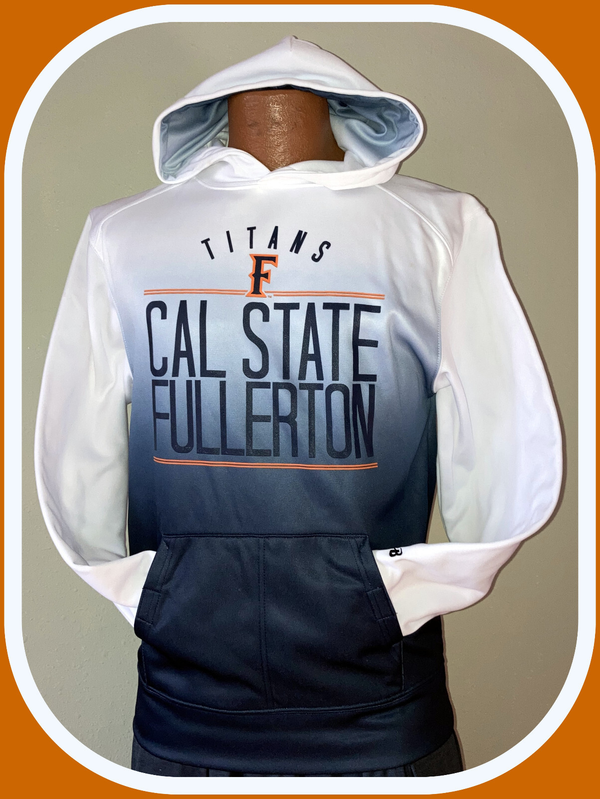 CAL STATE FULLERTON TITANS HOODED SWEATSHIRT YOUTH LARGE NEW WITH TAGS ...