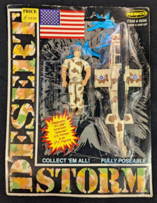 Vintage Remco Desert Storm Captain Combat Action Figure NOC 1991 | eBay