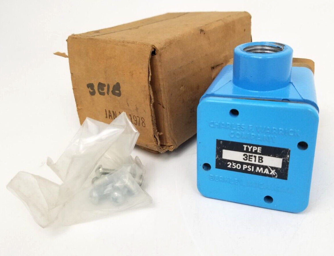 3E1B Warrick Controls 250 PSI Conduit Fittings *NEXT DAY OPTION* NEW IN ...