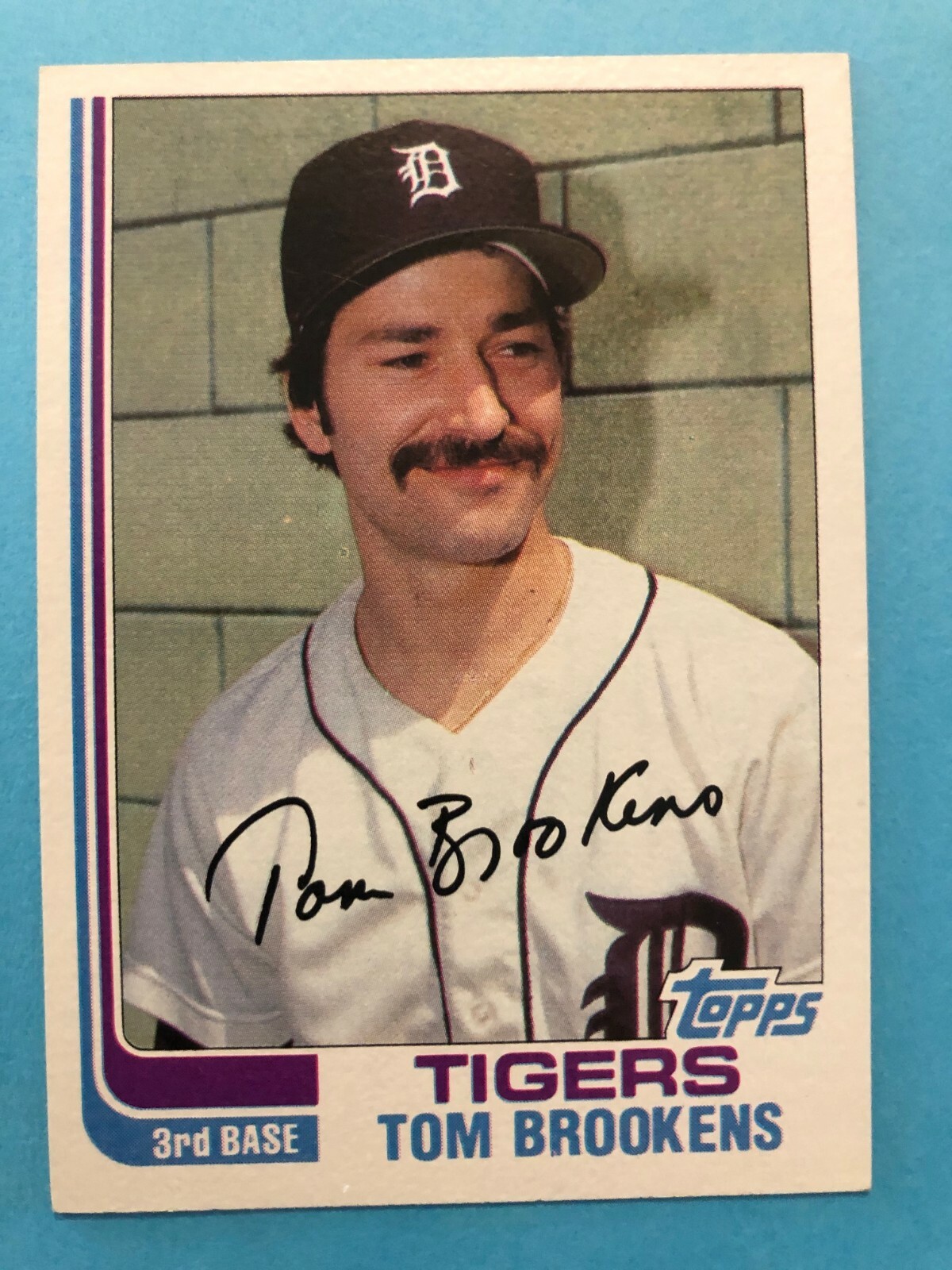 1982 Topps Baseball Card #753 Tom Brookens Detroit Tigers | eBay