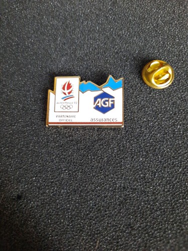 Pin's JO Jeux Olympiques Sport AGF assurance partenaire alberville 92 ...