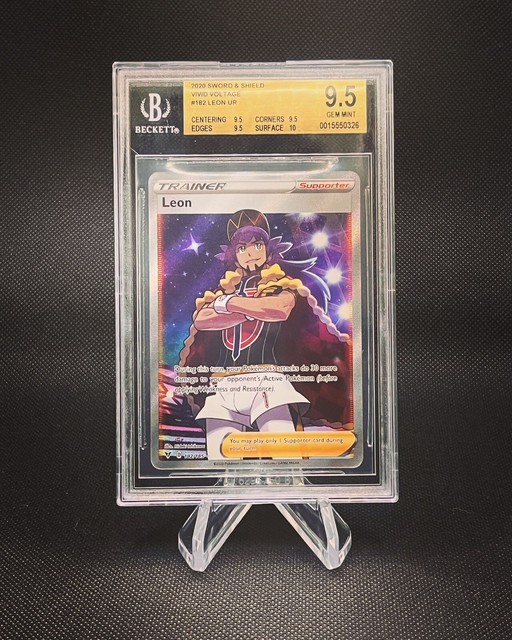 Pokémon TCG Leon Vivid Voltage 182/185 Holo Full Art for sale online | eBay