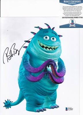 BOB BERGEN signed (MONSTERS UNIVERSITY) Movie 8X10 photo BECKETT BAS ...