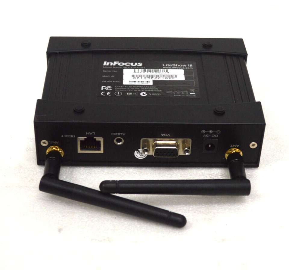 InFocus LiteShow III INLITESHOW3 Wireless Display Presentation ...