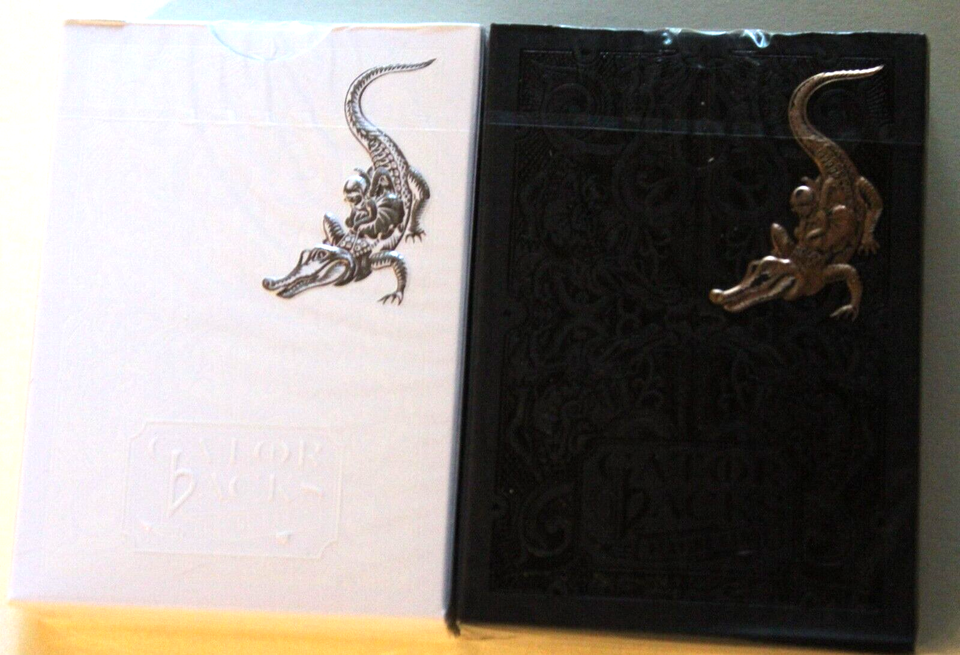 David Blaine Rare Ltd Ed, Gold Split Spades-Black Lions, White Lions ...