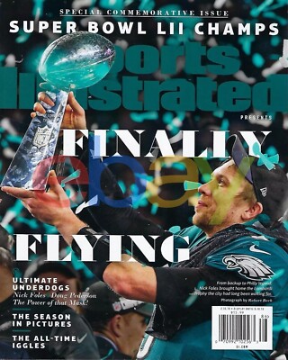 Nick Foles Super Bowl LII Sports Illustrated Philadelphia Eagles 8x10 ...