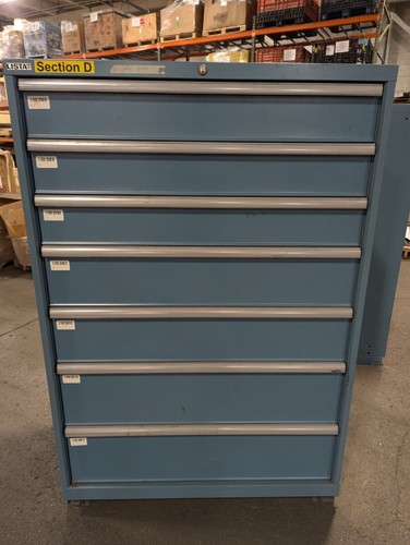Lista 7 Drawer Storage Cabinet 40W x 22D x 59H no Key HS Series - Used ...
