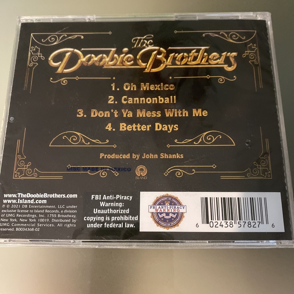 THE DOOBIE BROTHERS 2 LOT: Sealed 2021 Self Titled & Sealed Best Of The ...