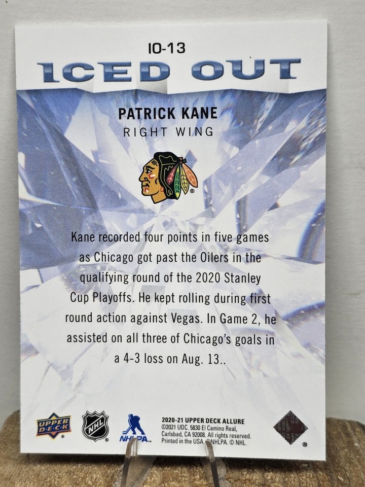 2020-21 Upper Deck Allure Iced Out #IO13 Patrick Kane | eBay