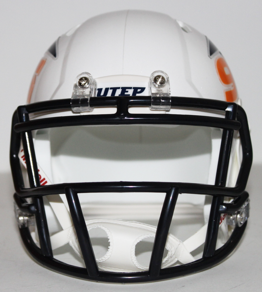2022 UTEP Miners Custom Riddell Mini Helmet vs Oklahoma | eBay