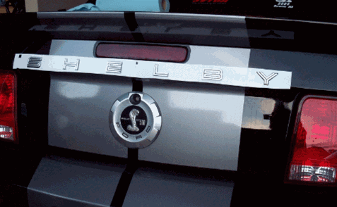 Shelby GT500 Hood Trunk Letter Template Decal Ford Mustang Super Snake ...