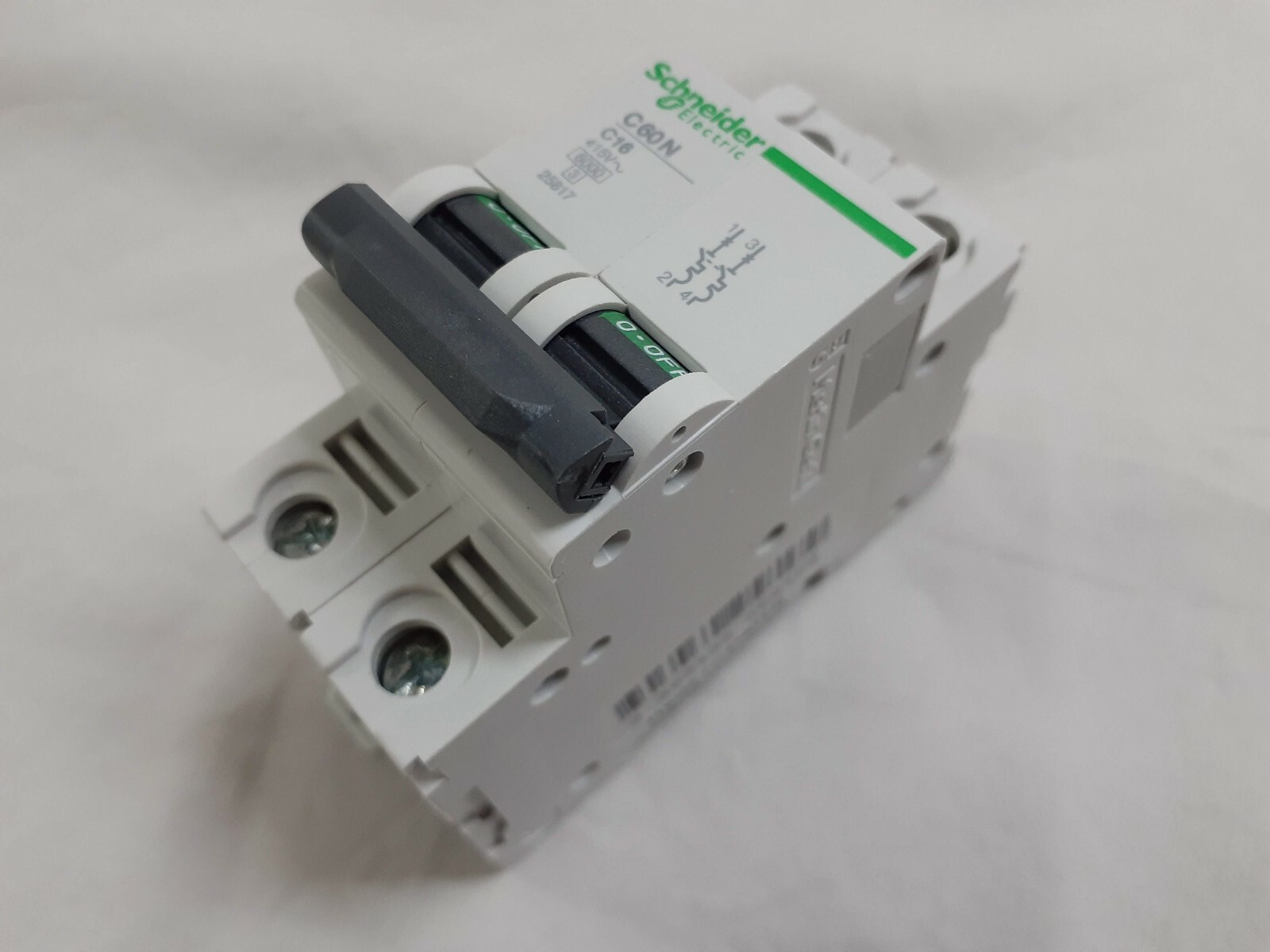 Schneider 16A 2-Pole C60N Circuit Breaker CB 2P-C16A 25817 | eBay Australia
