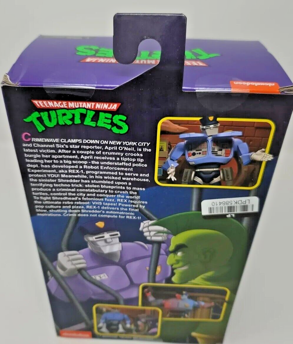 Teenage Mutant Ninja Turtles Cartoon Ultimate Rex-1 Figure 7" NECA (SEE ...