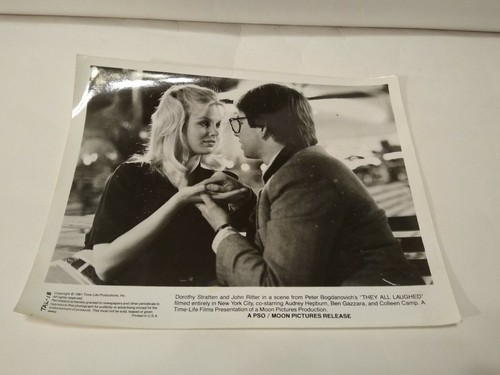 They All Laughed-Dorothy Stratten and John Ritter-B&W-Still | eBay