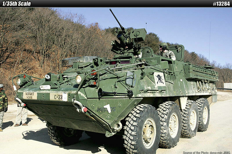 Academy 13284 1/35 US ARMY M1126 ICV STRYKER STRYKER Plastic Model Kit ...