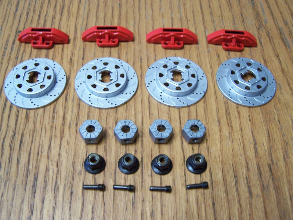 Axial 1/10 RBX10 RYFT 12mm Wheel Hex Rotor Caliper Nuts and Pin Set ...