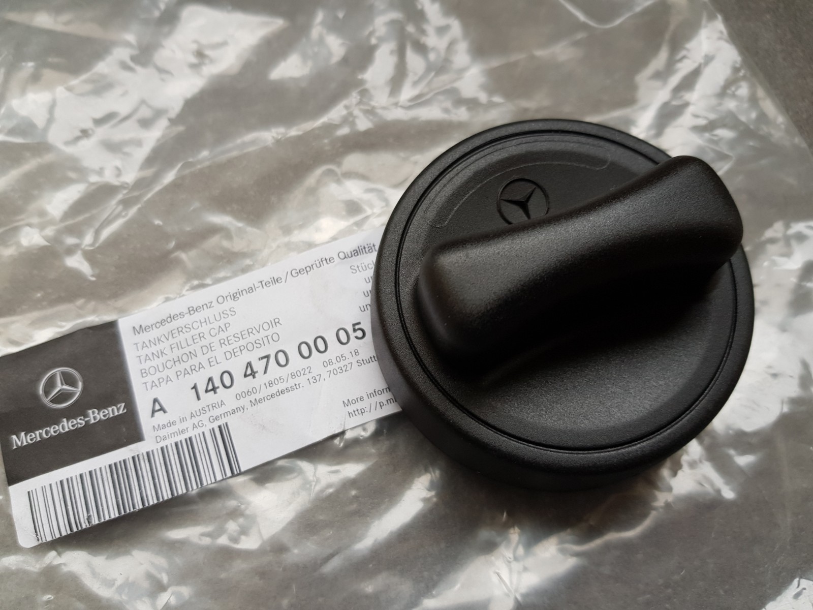 Genuine Mercedes-Benz W140 W124 R129 W168 W170 Fuel Filler Cap ...