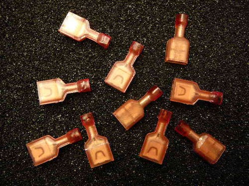 AMP 2-520407-2 Terminals INSULATED RECEPTACLE 22-18 .250 x .032 **NEW ...