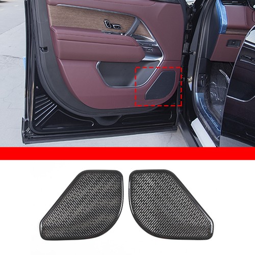 For Range Rover Vogue 23+ Carbon Fiber Interior Door Speaker Grille ...