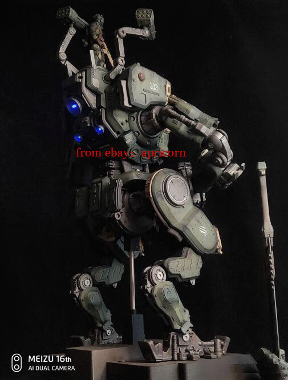 NEW! Titanfall 1/18 Statue Painted Collectible LED Personal Tailor No ...