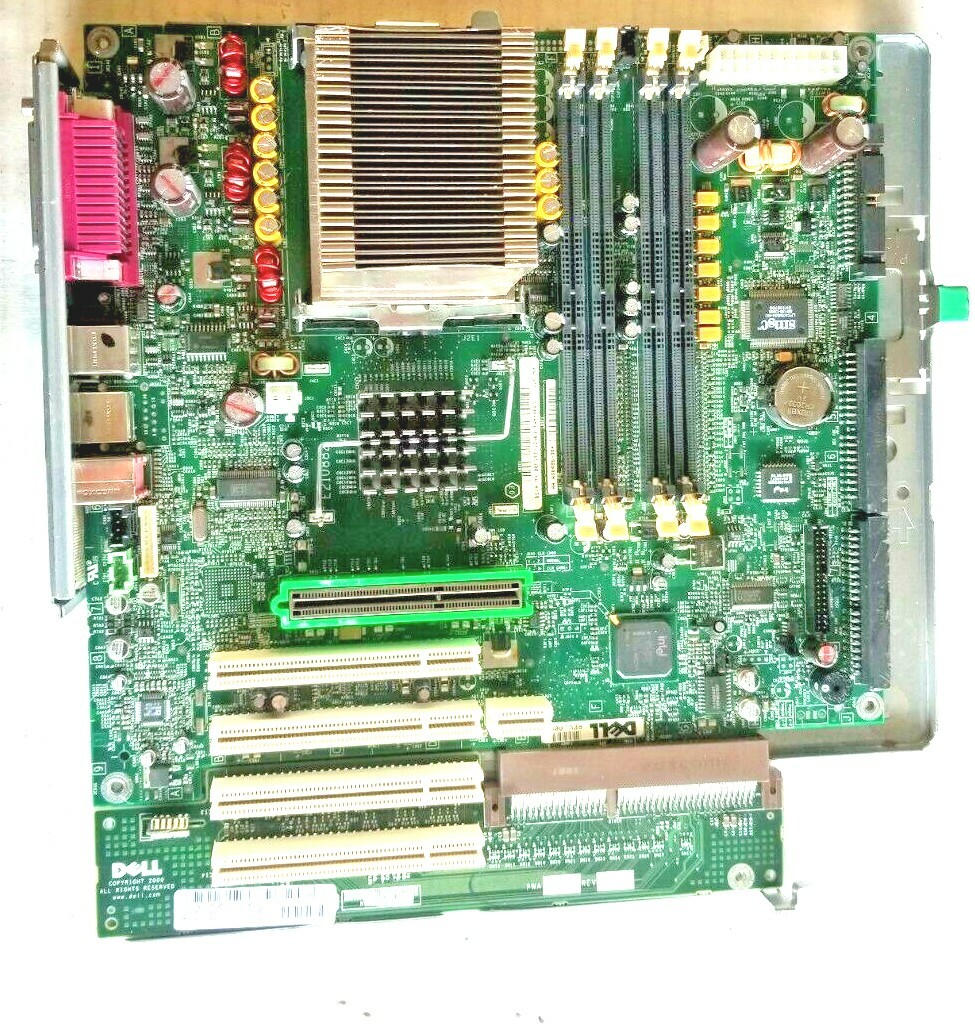 Dell 01H315 E210882 Rev. A00 MOTHERBOARD INTEL P4 1.8 GHz SLV5J CPU H/S ...