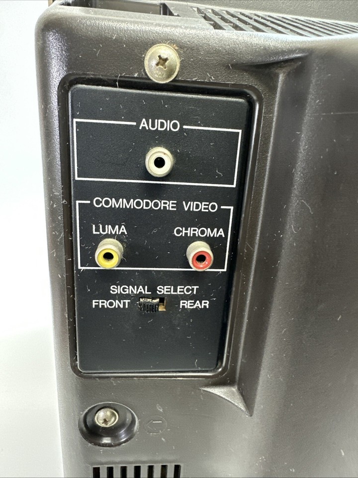 Commodore Model 1701 Video Color Monitor - Works! - For Vic20 C64 Atari ...
