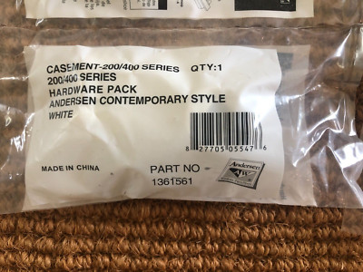 NEW-SEALED Anderson Casement Window 200/400 Series Hardware Pack White ...