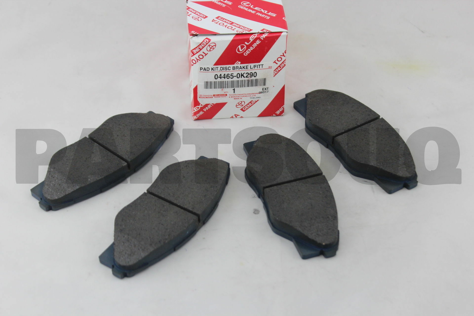 044650K290 Genuine Toyota PAD KIT, DISC BRAKE, FRONT 04465-0K290 | eBay