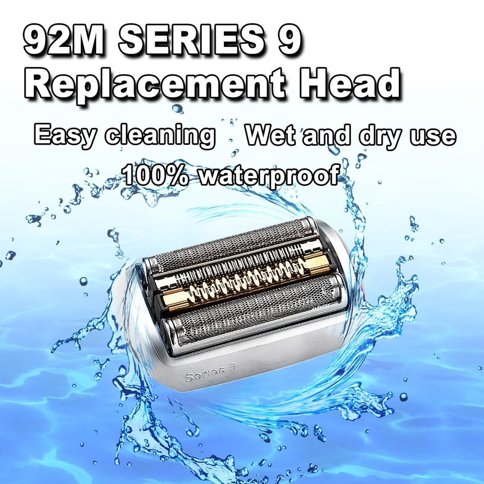 92M Series 9 Braun Shaver Head for Men Razor Shaving Blades with 92M ...