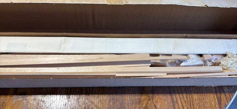 Vintage Carl Goldberg Model Gentle Lady 2-Meter Sailplane Kit ...