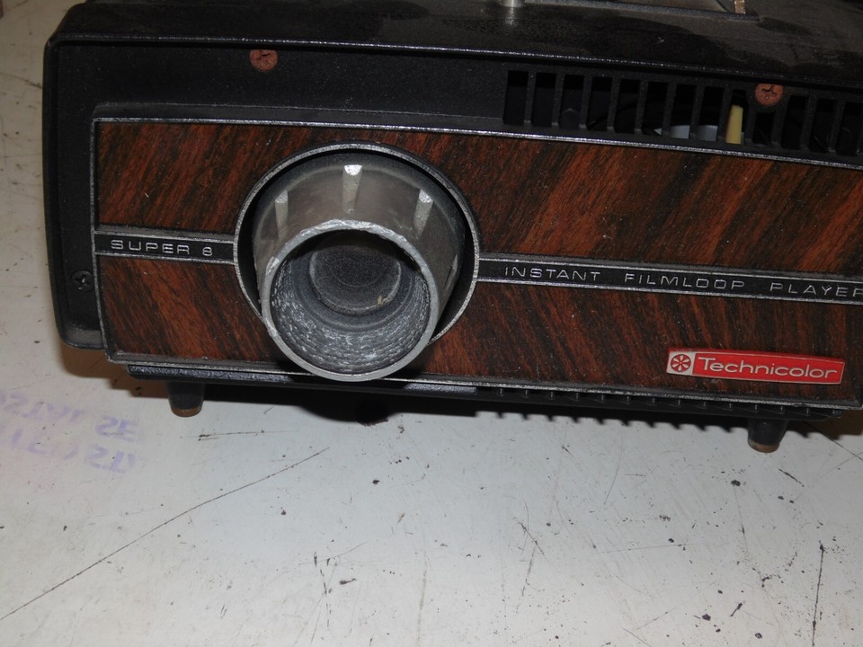 Vintage Technicolor Super 8 Film Movie Projector Instant Film Loop ...