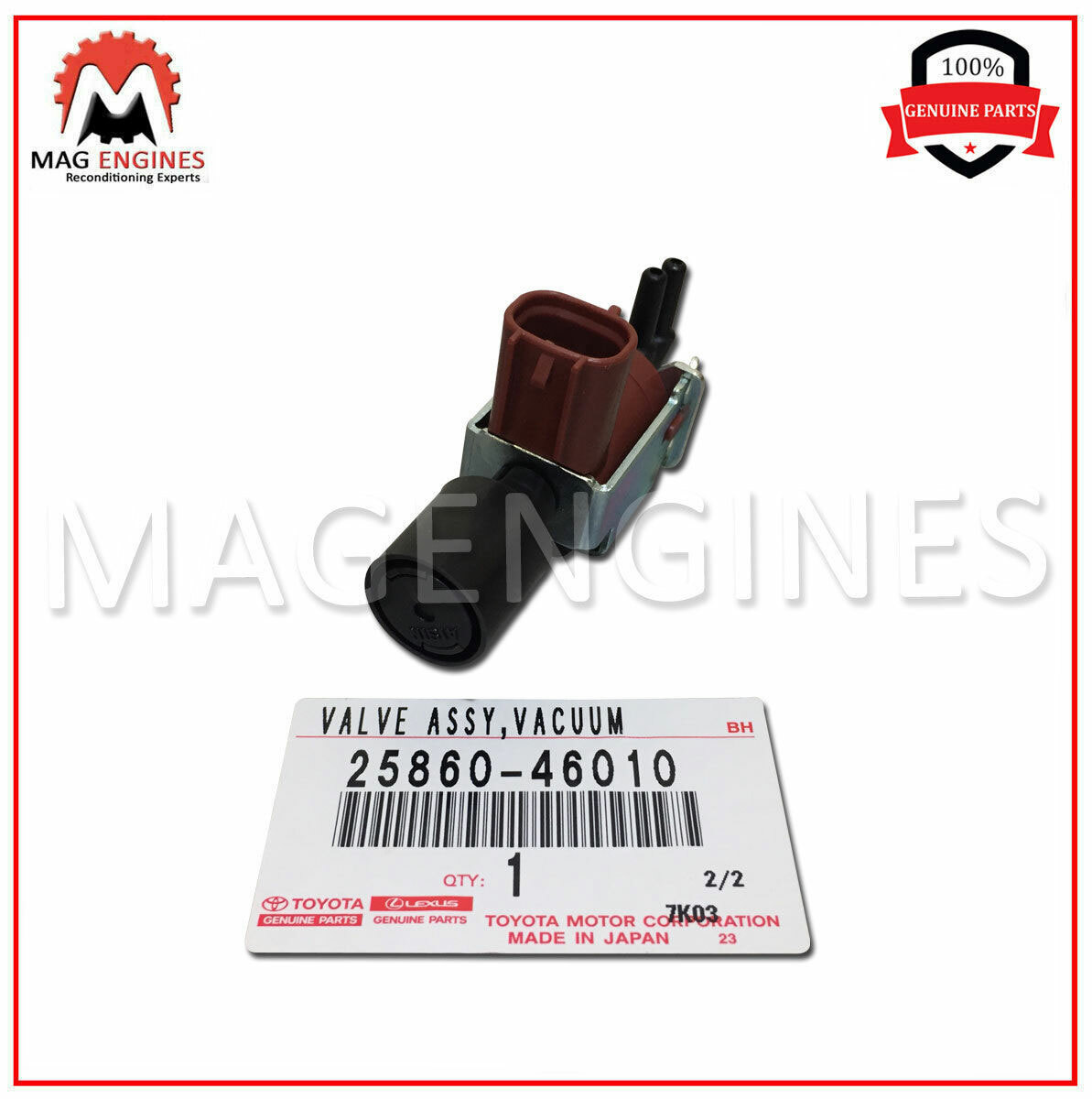 25860-46010 GENUINE OEM VACUUM SWITCHING VALVE 2586046010 | eBay