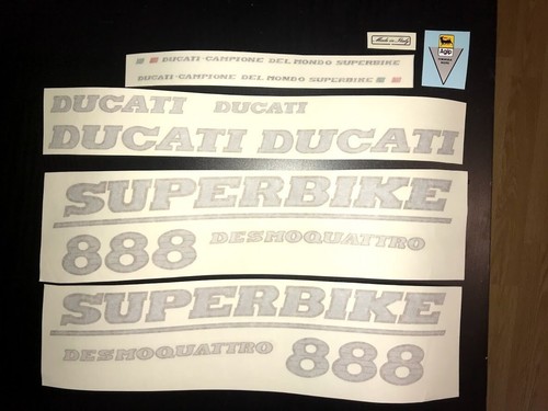 Autocollants stickers decal Ducati 888 superbike desmoquattro | eBay