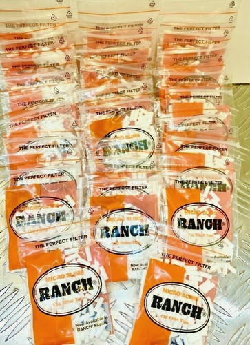 Ranch Micro Slims Filter 130 x 28 bags total 3640 tips BULK BUY & SAVE ...