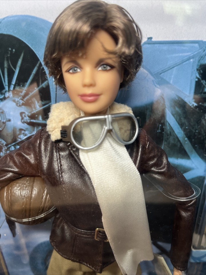 Amelia Earhart Aviator Barbie Signature Inspiring Women Series Mint In ...