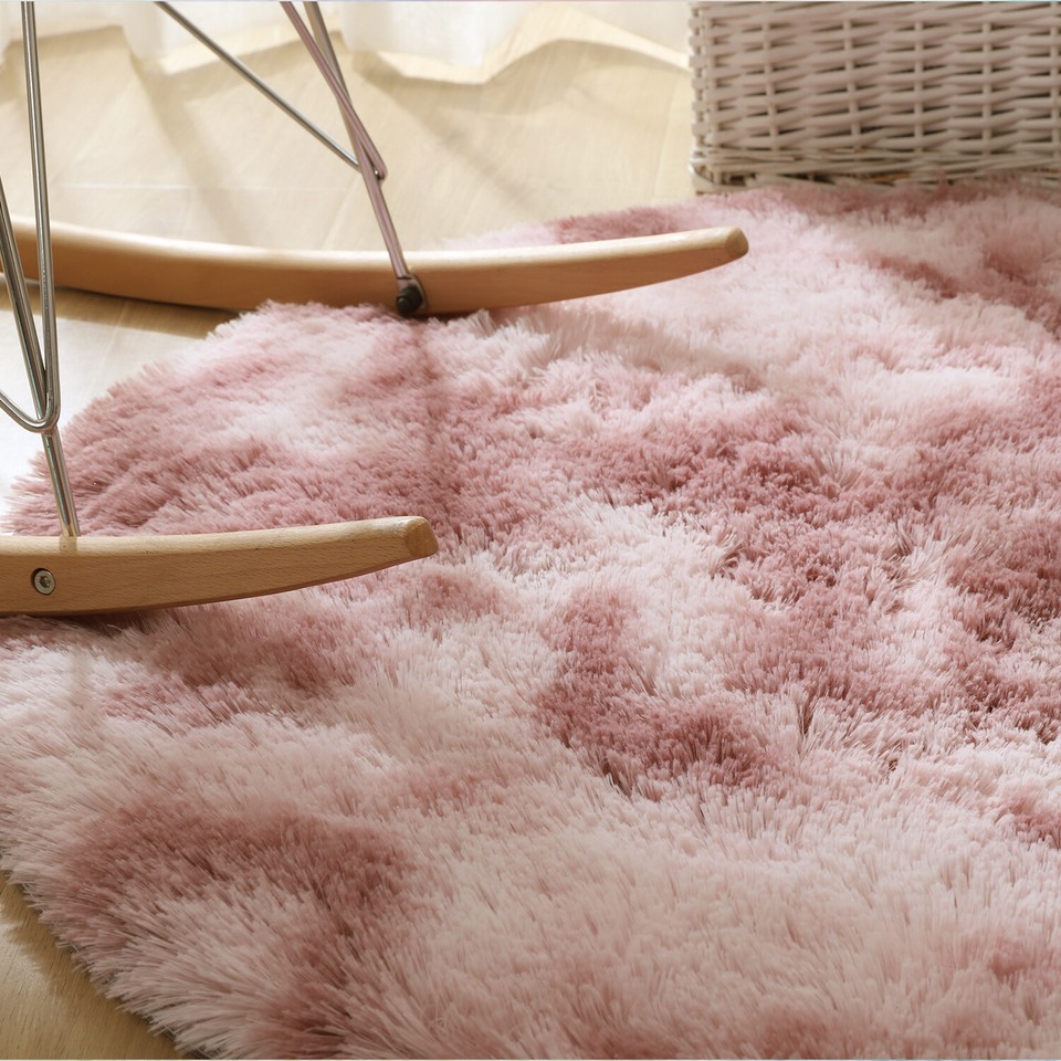Fluffy Rugs Rug Carpet Large Shaggy Super Soft Mat Living Room Bedroom ...