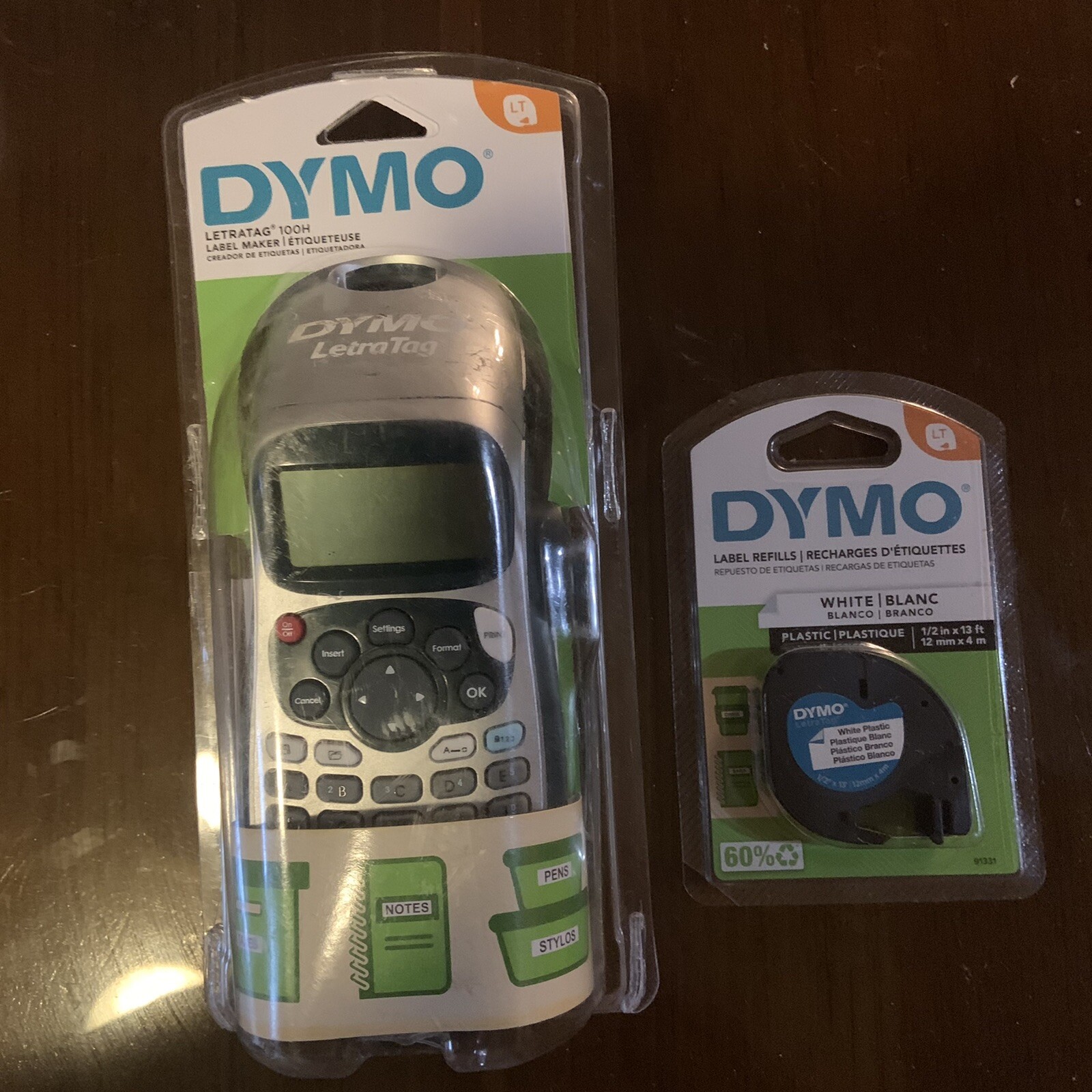 Dymo Letratag Plus LT-100H Label Maker Tested Works Dynamo LT 1/2 in x ...