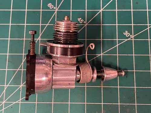 Cox Baby Bee .049 Engine + Muffler, Snap-starter, Propeller, Wrench ...